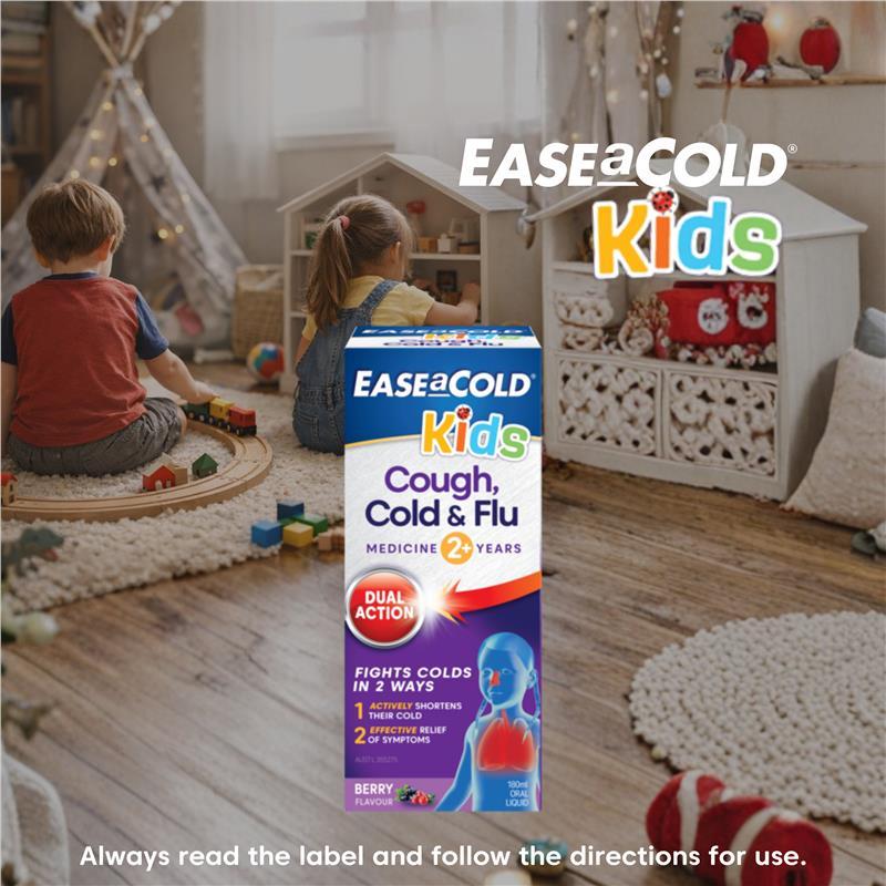 Buy Ease a Cold Kids Cough Cold and Flu 180ml online at Chemist Warehouse