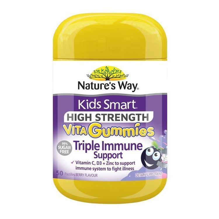 Buy Nature's Way Kids Smart Vita Gummies High Strength Triple Immune 50 ...