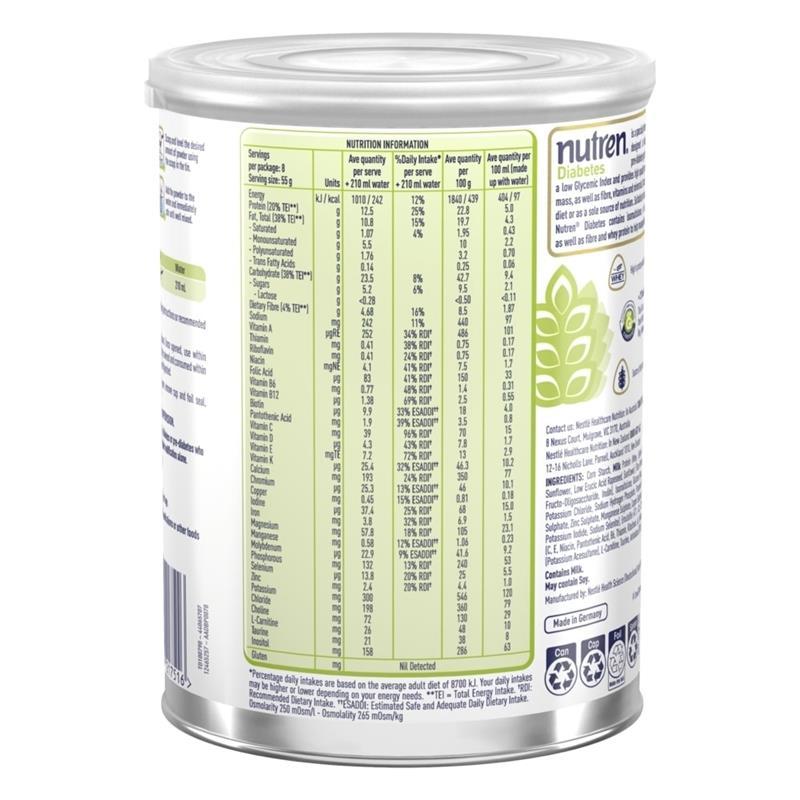 Buy Nutren Diabetes 440g online at Chemist Warehouse