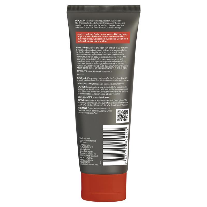 Buy Cancer Council SPF50+ Hydrating Sunscreen For Men 100ml online at ...