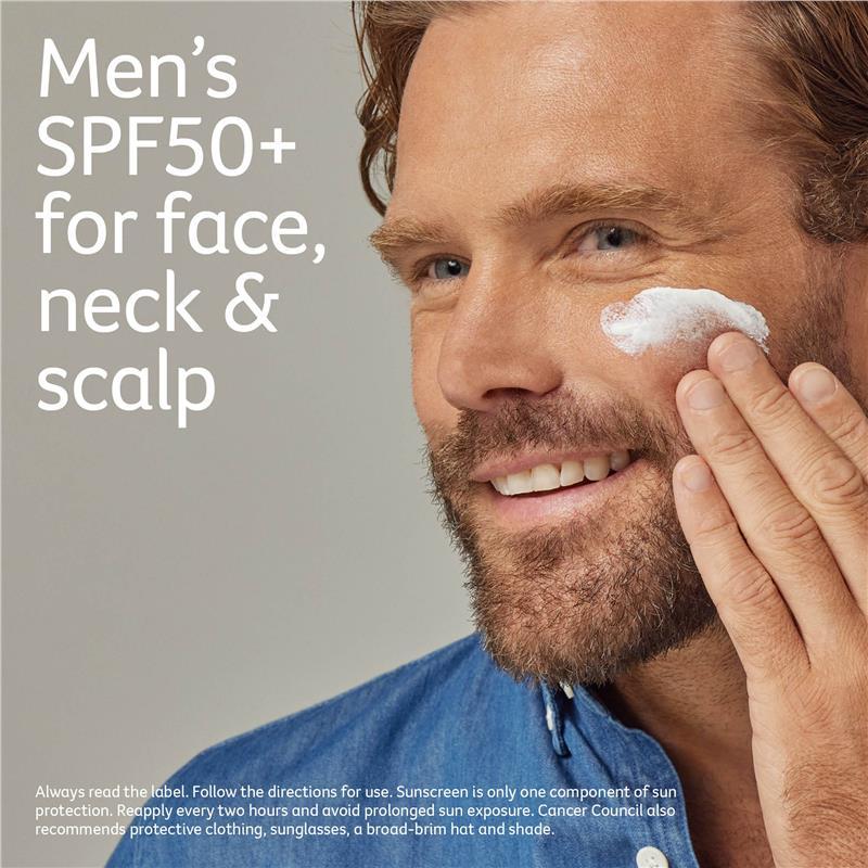 Buy Cancer Council SPF50+ Hydrating Sunscreen For Men 100ml online at ...