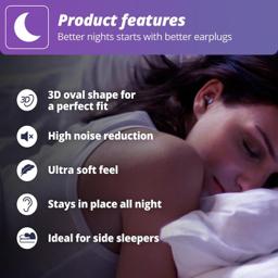 Buy Alpine SleepDeep Earplugs 1 set per pack online at Chemist Warehouse