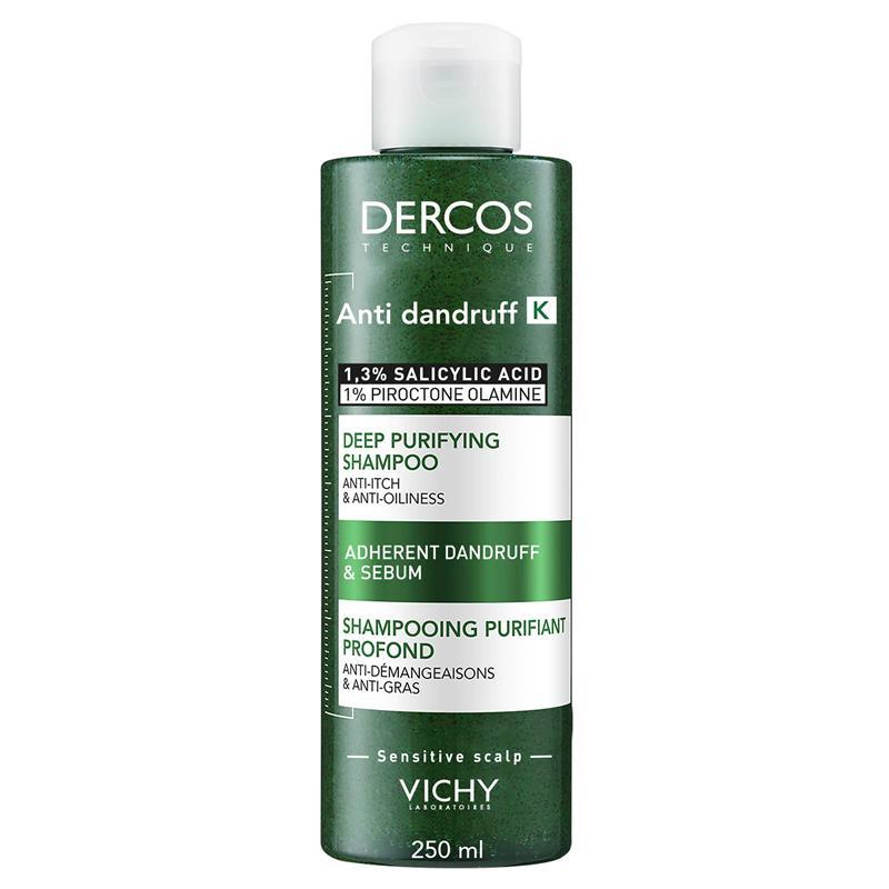 Buy Dercos Anti-Dandruff K Deep Purifying Shampoo 250ml online at ...