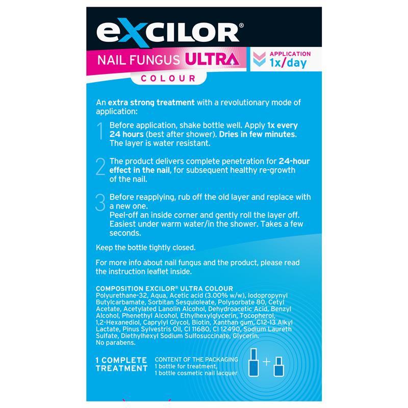 Buy Excilor Ultra Fungal Nail Treatment Colour Red 30ml online at ...