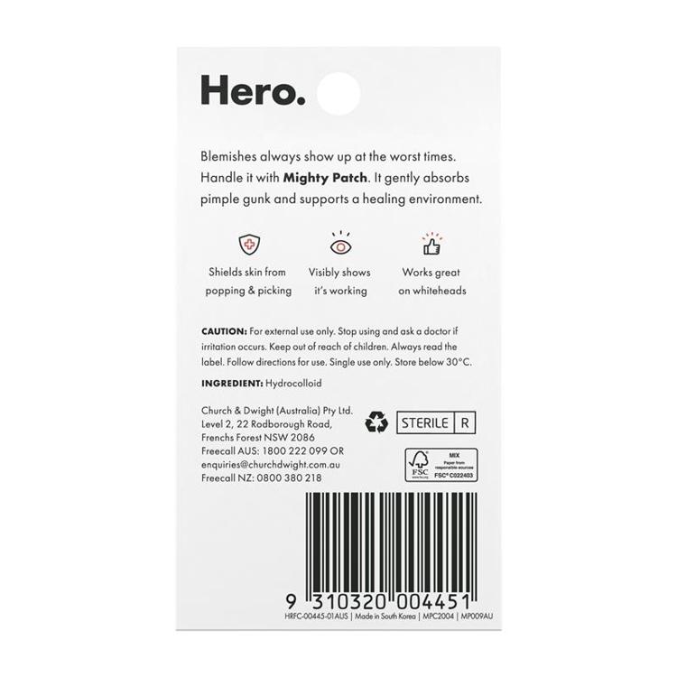 Buy Hero Mighty Patch Duo Pimple Patches Travel Size 12 pack online at ...