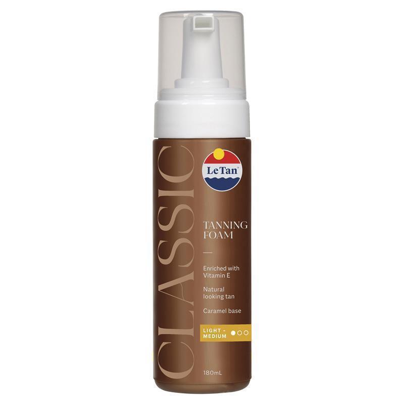 Buy Le Tan Classic Tan Self Tanning Foam Light Medium 180ml online at ...
