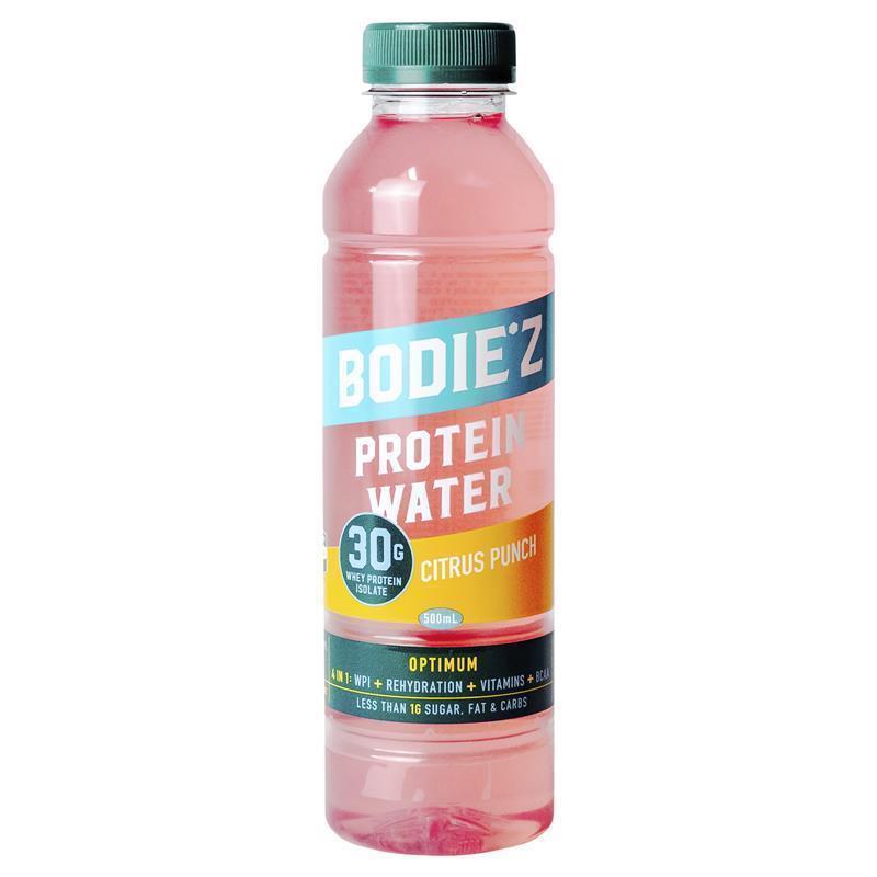 Buy Bodiez Protein Water Citrus Punch 500ml 4 Pack online at Chemist ...