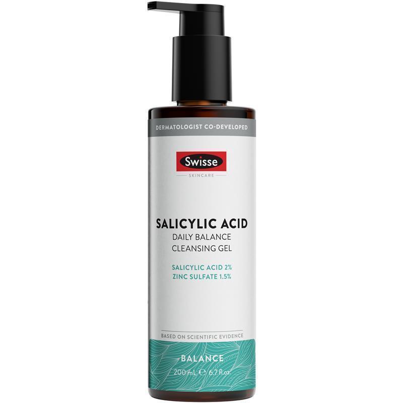 Buy Swisse Skincare Salicylic Acid Daily Balance Cleansing Gel 200ml ...