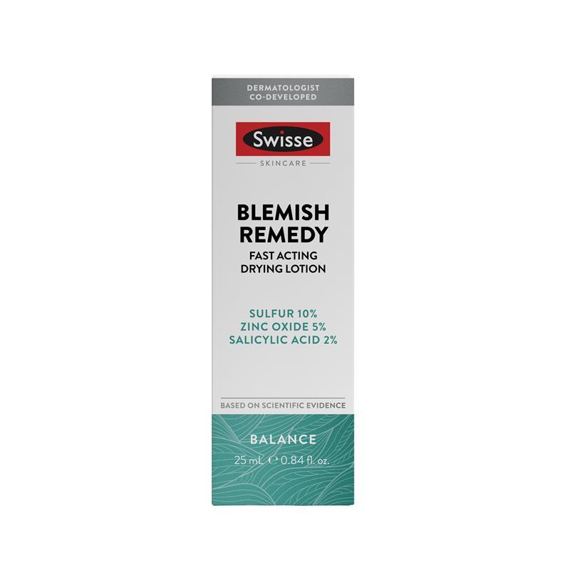 Buy Swisse Skincare Blemish Remedy Fast-Acting Drying Lotion 25ml ...
