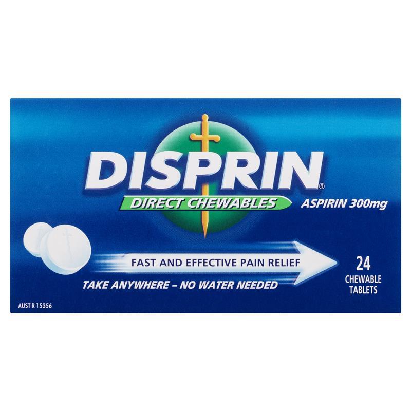 Buy Disprin Direct 24 Chewable Tablets online at Chemist Warehouse