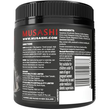 Buy Musashi Electrolytes Blue Raspberry 300g online at Chemist Warehouse