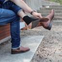 Buy Glucology Copper Based Loose Top Classic Socks 2 Pairs Black Small ...