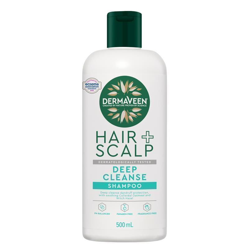Buy DermaVeen Hair + Scalp Deep Cleanse Shampoo 500ml online at Chemist ...