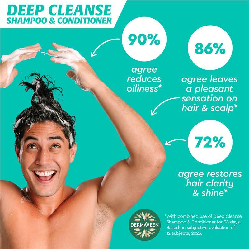Buy DermaVeen Hair + Scalp Deep Cleanse Shampoo 500ml online at Chemist ...