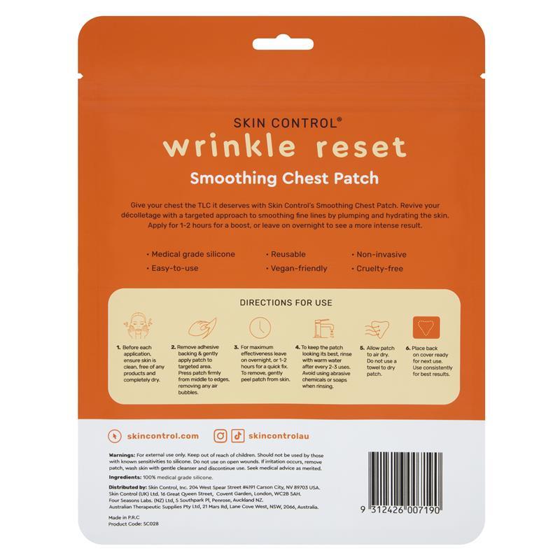 Buy Skin Control Wrinkle Reset Smoothing Chest Patch online at Chemist ...