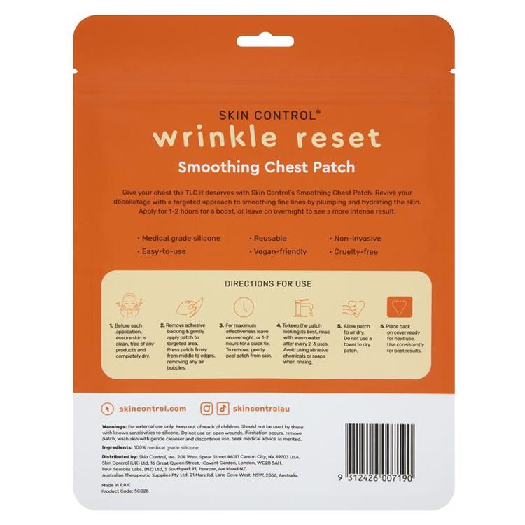 Buy Skin Control Wrinkle Reset Smoothing Chest Patch online at Chemist ...