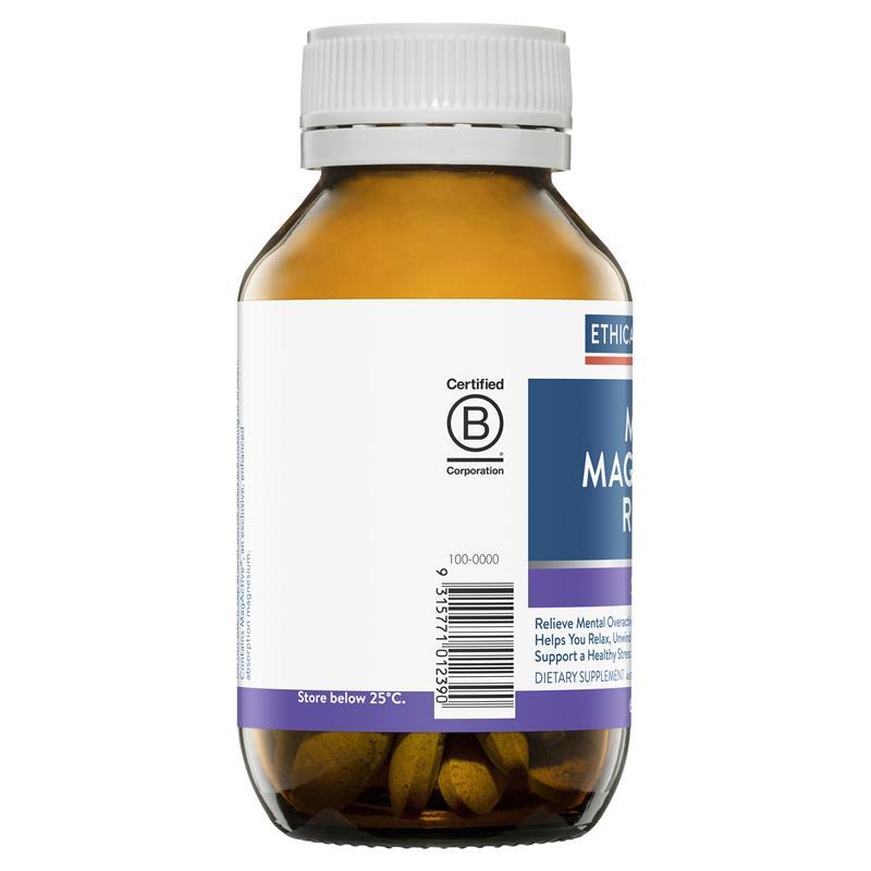 Buy Ethical Nutrients Mega Magnesium Relax 60 Tablets online at Chemist ...