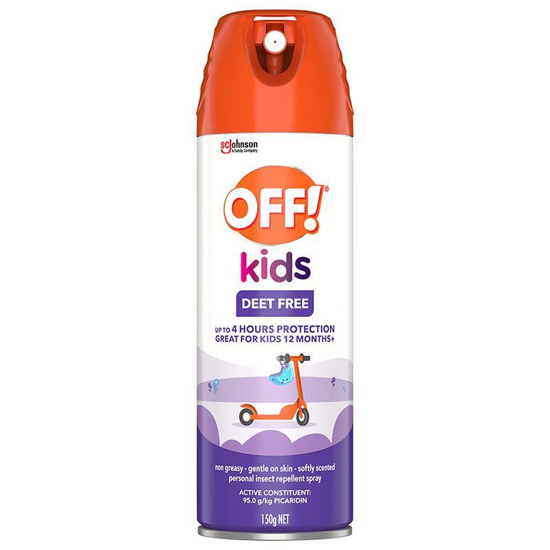 Buy OFF! Kids Deet Free Insect Repellent Aerosol 150g online at Chemist ...