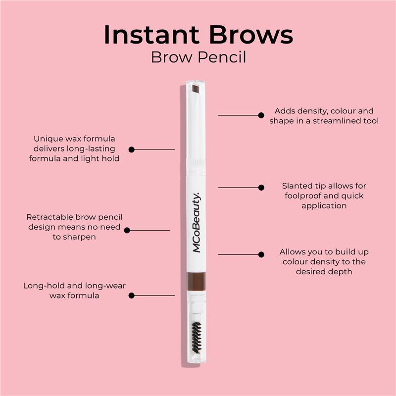 Buy MCoBeauty Instant Brows Retractable Brow Pencil Medium/Dark New ...