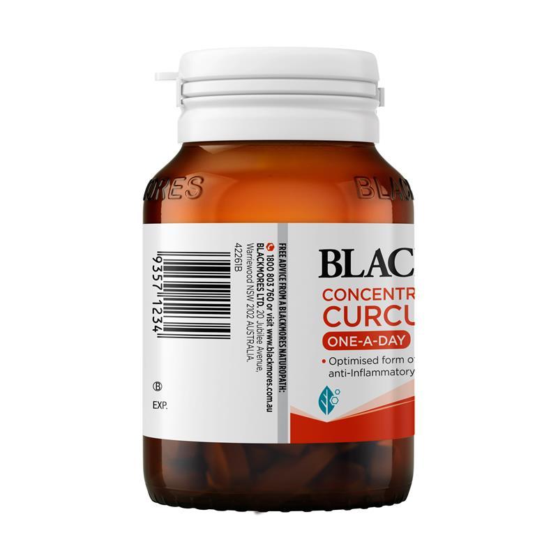 Buy Blackmores Concentrated Curcumin One A Day 60 Tablets online at ...