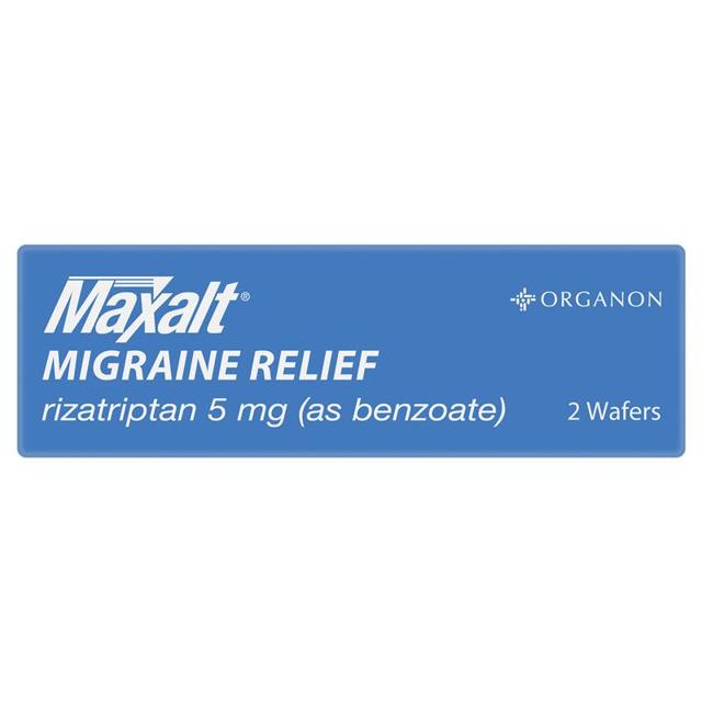 Buy Maxalt Migraine Relief 5mg Wafer 2 Pack - Rizatriptan (S3) online ...