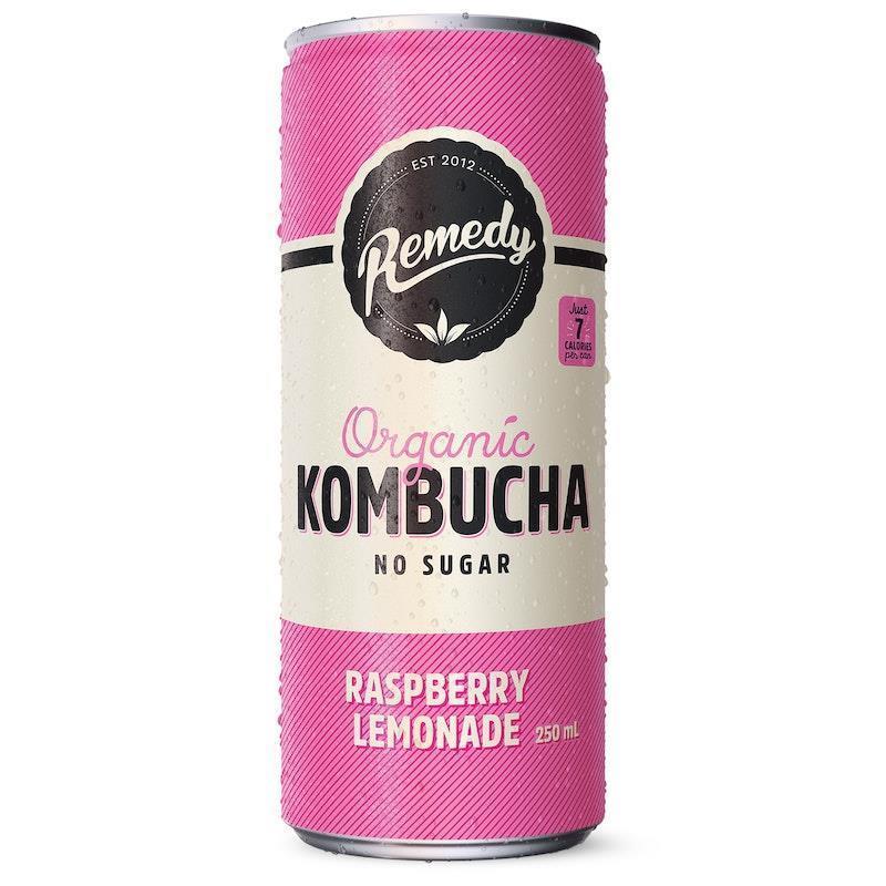 Buy Remedy Kombucha Raspberry Lemonade 24 x 250ml Pack online at ...