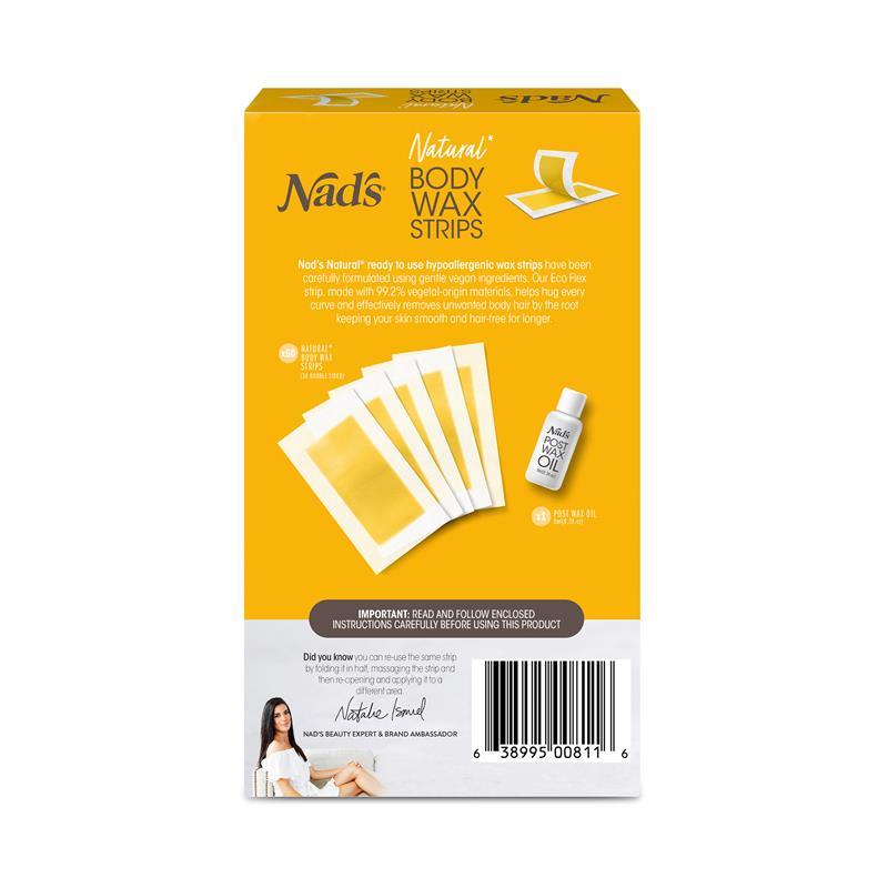 Buy Nad's Natural Body Wax Strips 60 Pack online at Chemist Warehouse