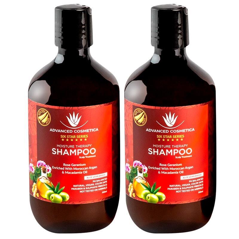 Buy Advanced Cosmetica Six Star Series Moisture Therapy Shampoo x2 ...