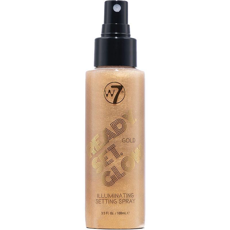 Buy W7 Ready Set Glow Lluminating Setting Spray Gold online at Chemist ...