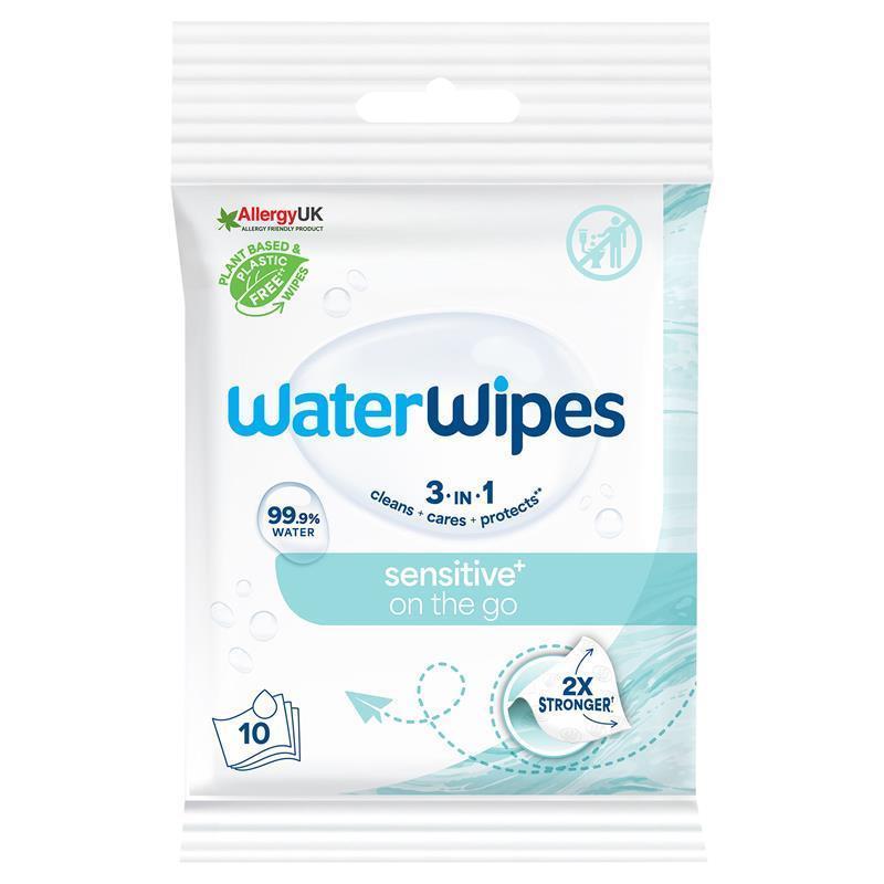 Buy WaterWipes On The Go Sensitive Wipes 10 Pack online at Chemist ...