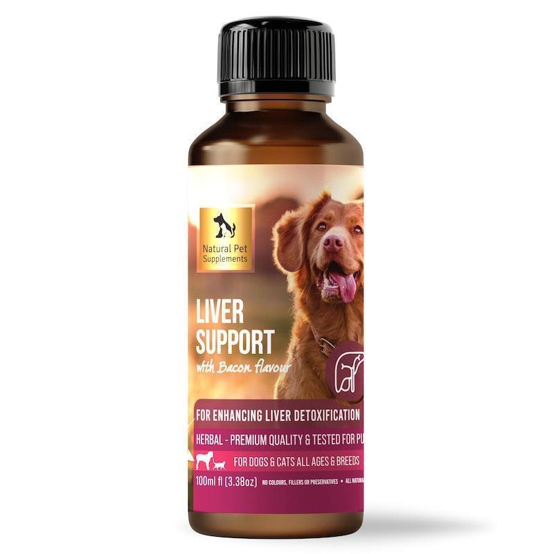 Buy Natural Pet Supplements Liver Support Herbal Tincture for Dogs and ...
