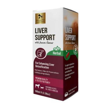 Buy Natural Pet Supplements Liver Support Herbal Tincture for Dogs and ...