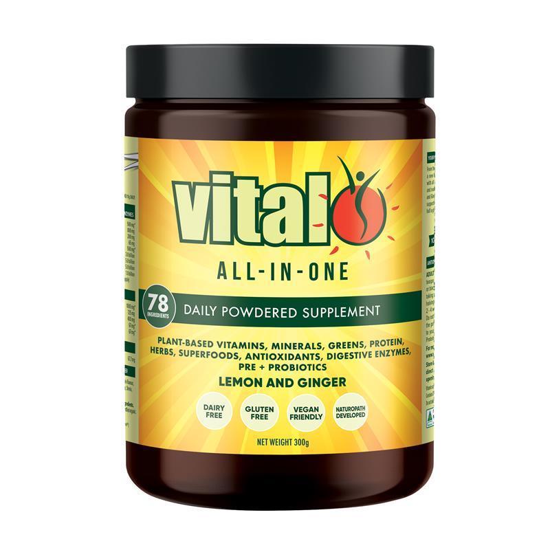 Buy Vital All In One Lemon & Ginger Powder 300g online at Chemist Warehouse