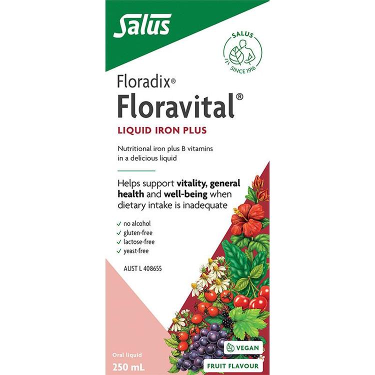 Buy Floradix Floravital Liquid Iron Plus 250ml online at Chemist Warehouse