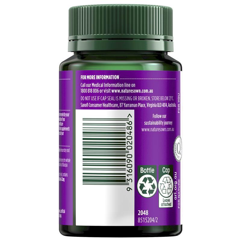 Buy Nature's Own Mind Memory & Energy 50 Tablets online at Chemist ...
