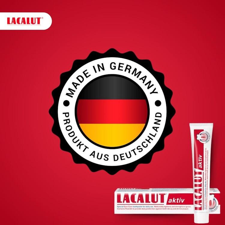 Buy Lacalut Activ. German Gum Repair, Anti-Gingivitis Toothpaste - 6 ...