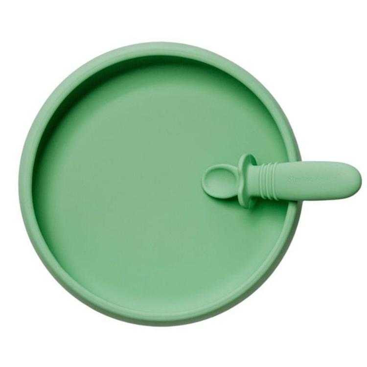 Buy Starting Solids Australia Suckie Scoop Plate Mint Crisp online at ...