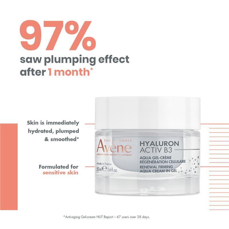 Buy Avene Hyaluron Activ B3 Renewal Firming Aqua Cream-In-Gel 50ml ...