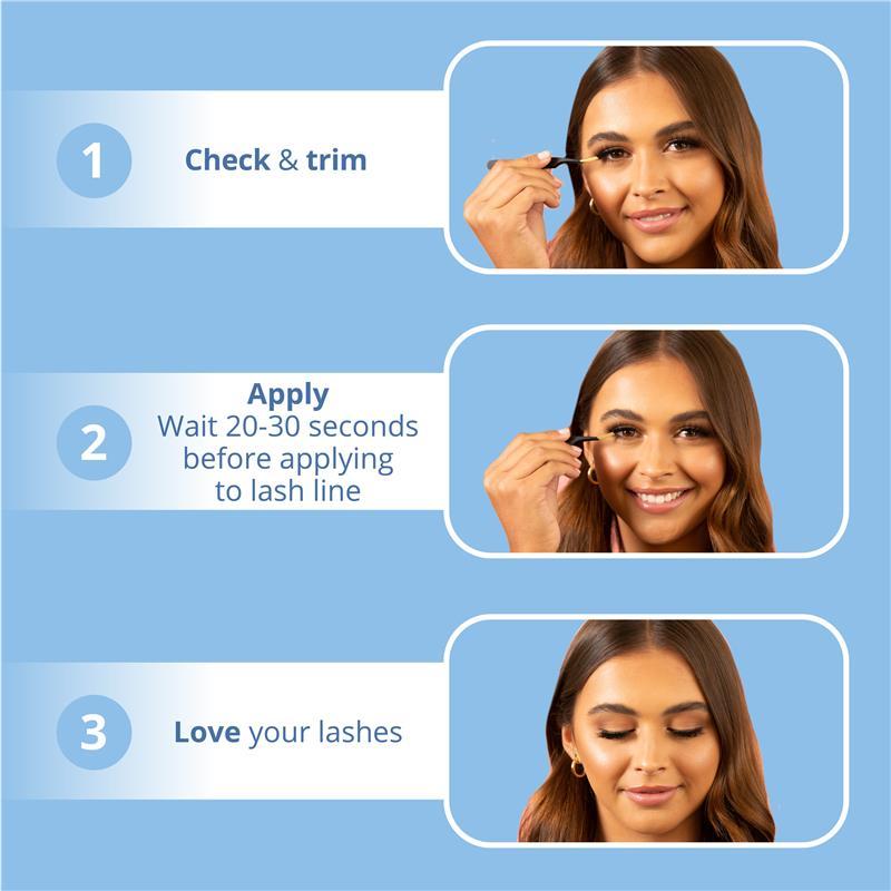 Buy Glam By Manicare Lift & Curl Tilly Lashes Natural online at Chemist ...
