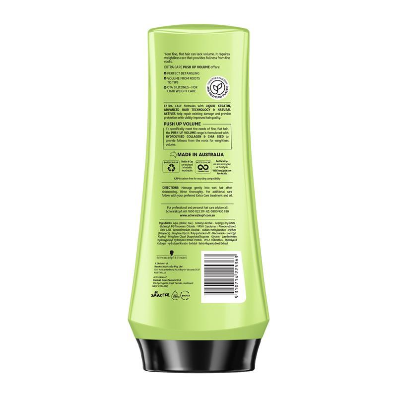 Buy Schwarzkopf Extra Care Push Up Volume Conditioner 400ml online at ...