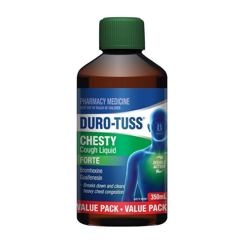 Buy Durotuss Chesty Cough Liquid Forte 350ml online at Chemist Warehouse
