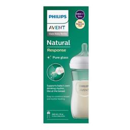 Buy Avent Natural Response Glass Feeding Bottle 240ml online at Chemist ...