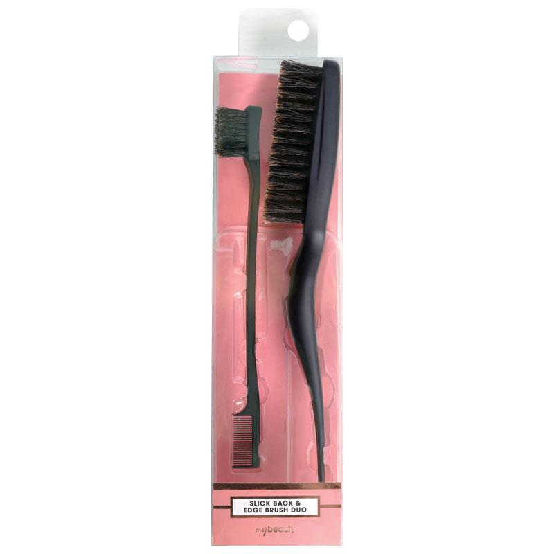 Buy My Beauty Hair Slick Back & Edge Brush Duo online at Chemist Warehouse