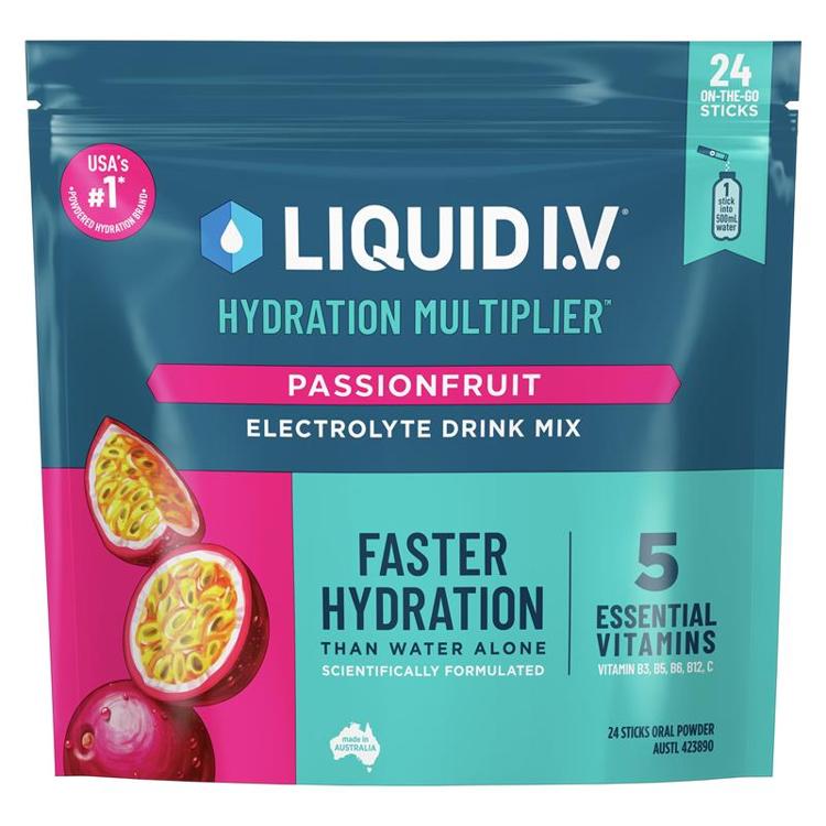 Buy Liquid IV Hydration Passionfruit 24 Sachets online at Chemist Warehouse