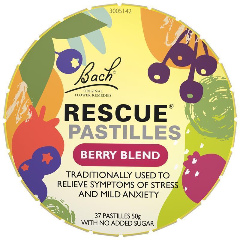 Buy Rescue Remedy Pastilles Berry Blend 50g online at Chemist Warehouse