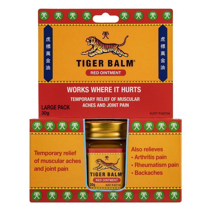 Buy Tiger Balm Red Ointment 30g online at Chemist Warehouse