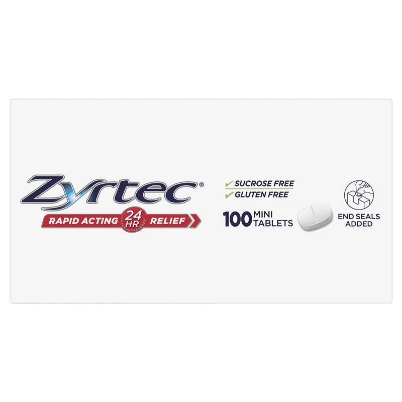 Buy Zyrtec 10mg 100 Tablets Exclusive Size online at Chemist Warehouse