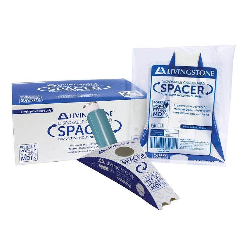 Buy Livingstone Disposable Biodegradable Cardboard Asthma Spacer 25Pack ...