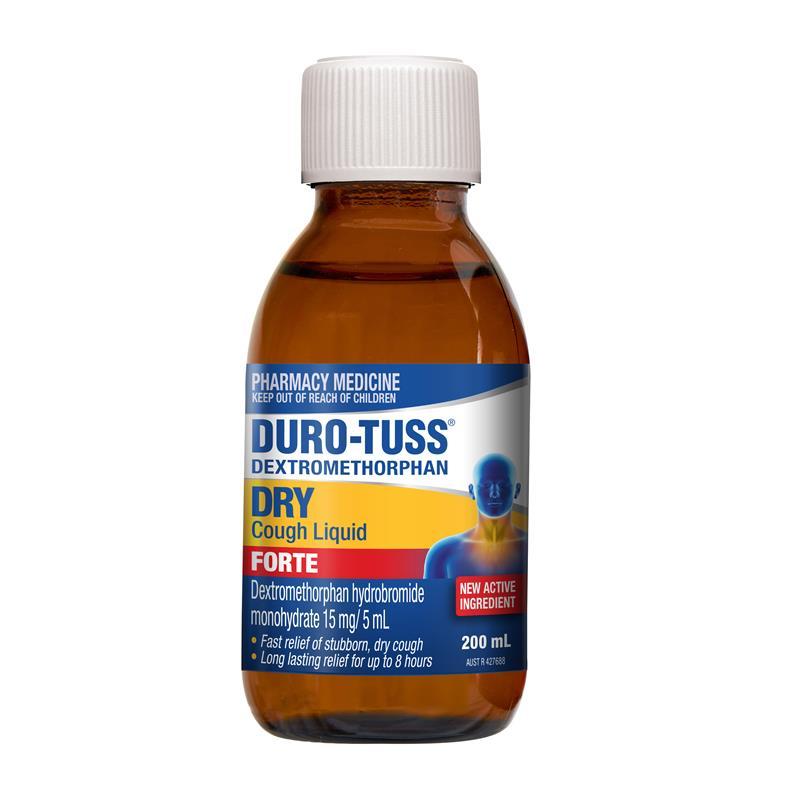 Buy Durotuss Dry Cough Liquid Forte 200ml online at Chemist Warehouse