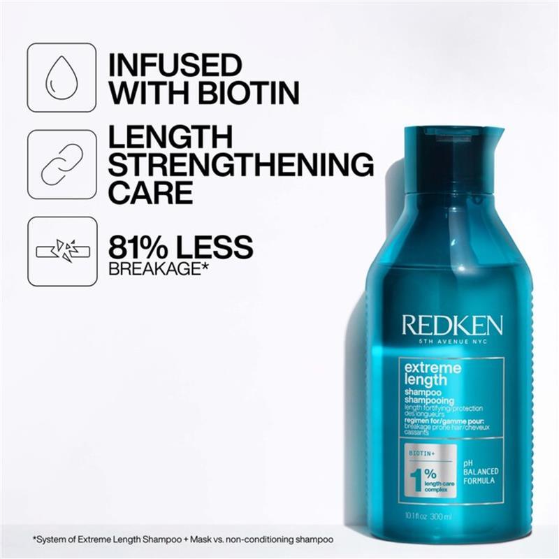 Buy Redken Extreme Length Shampoo 300ml online at Chemist Warehouse